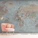 Classic Old World Map Wall Mural | Large Historical Cartography ...