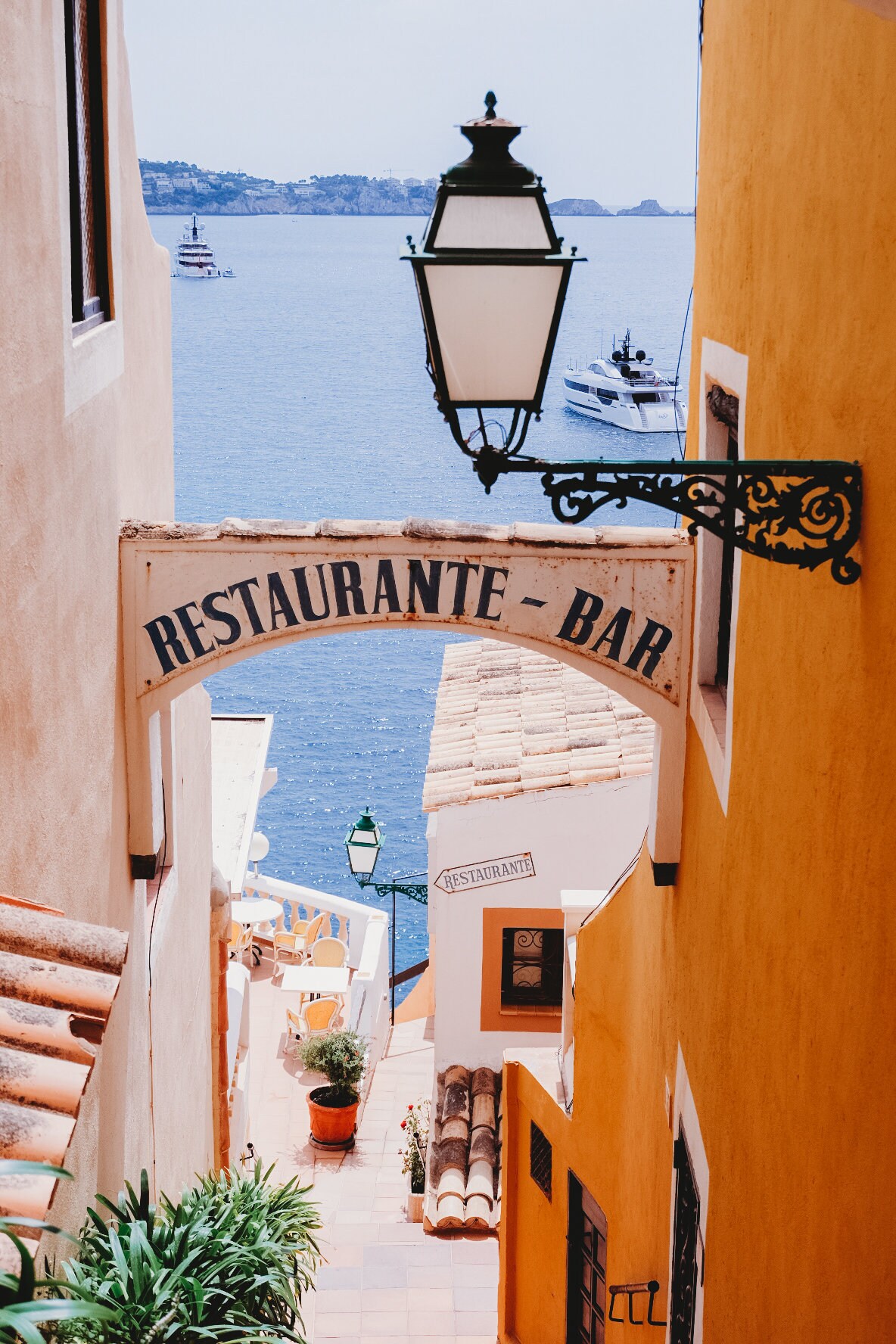 A Glimpse of the Mediterranean - Print Photo - Etsy