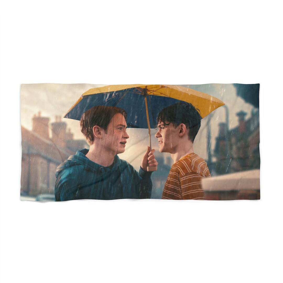 Nick and Charlie Towel Heartstopper Fan Gift Beach Towel Nick Nelson ...