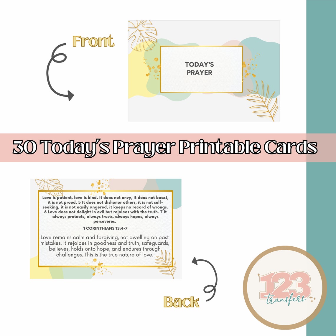 Prayer Cards, Scripture Cards, Encouragement Cards, Bible Verse Cards ...