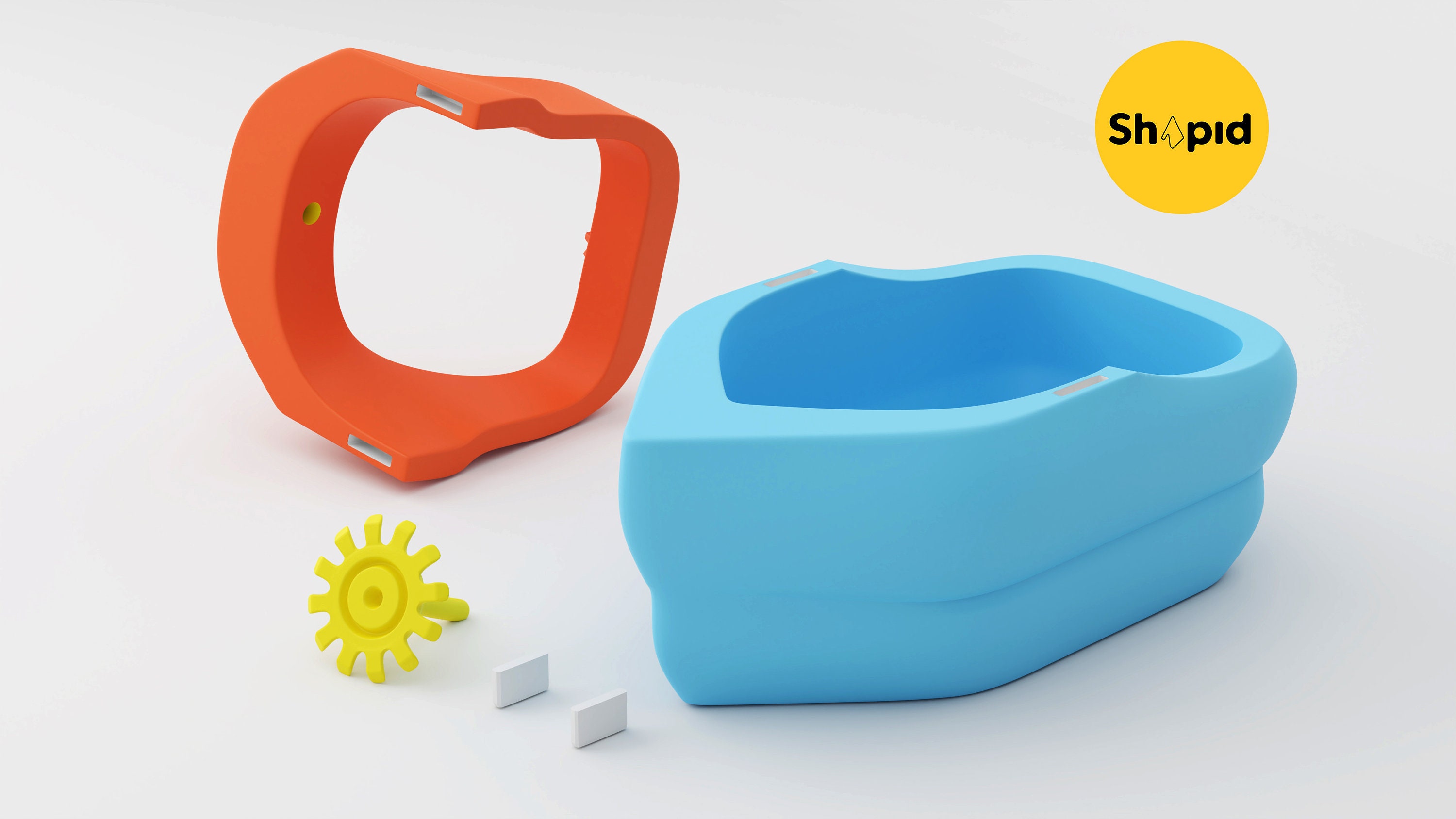 3D Printed Tugboat Sandbox: Sensory Play Toy STL File - Etsy