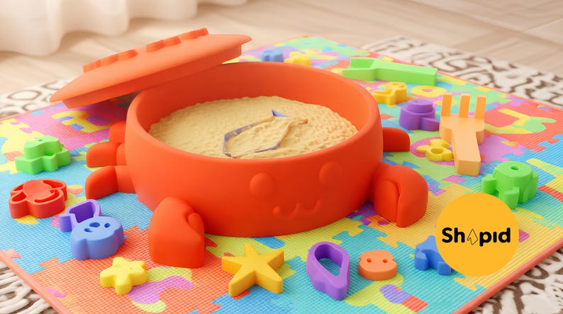 Sandbox STL Bundle – 5 Kinetic Sand Trays, Sensory Play Containers ...