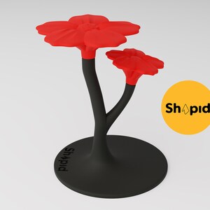 STL 3D Printing Flower Jewerly Stand Home Decor and Jewels Organizer - Etsy