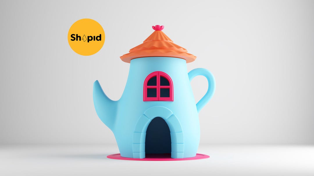 3D Printing Teapot Pet House: Small Animal Shelter (STL File) - Etsy