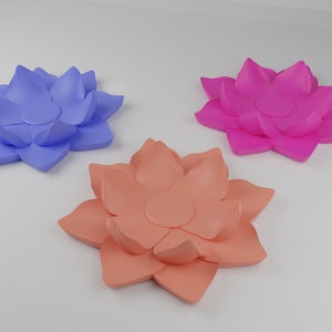 3D STL Candle Holder Flower for FDM / SLA Printing - Etsy