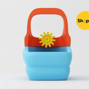 3D Printed Tugboat Sandbox: Sensory Play Toy STL File - Etsy