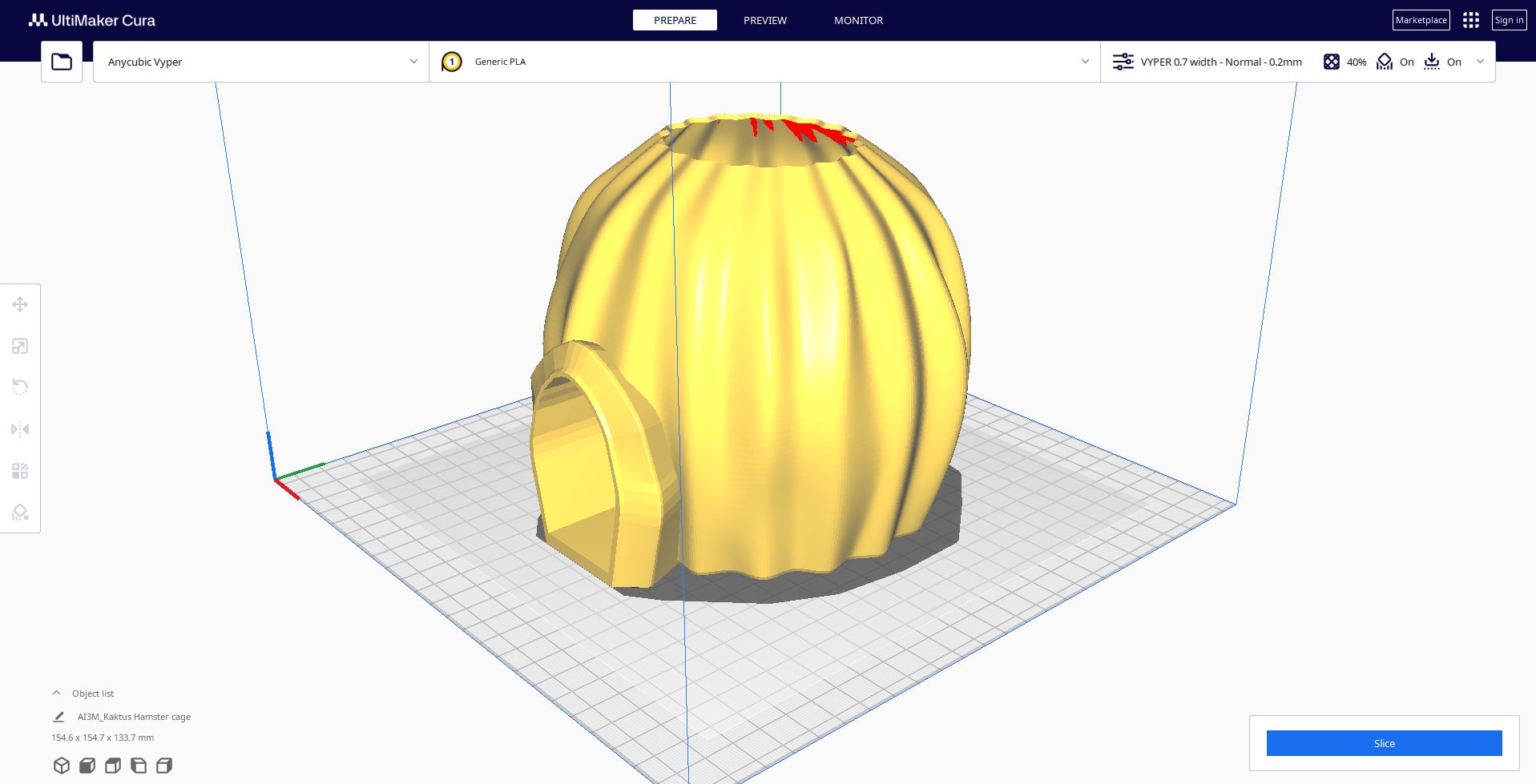 STL 3D Print File Hamster, Mouse, Guinea Pig, Pet Cage, House - Etsy