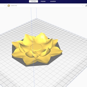 3D STL Candle Holder Flower for FDM / SLA Printing - Etsy