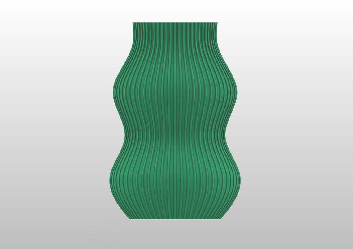 STL Vase for Flower 3D File for 3D Printing With Organic Shape and ...