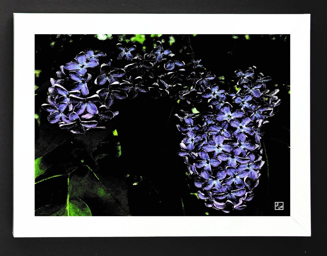 Lilac Bush Wall Art - Etsy
