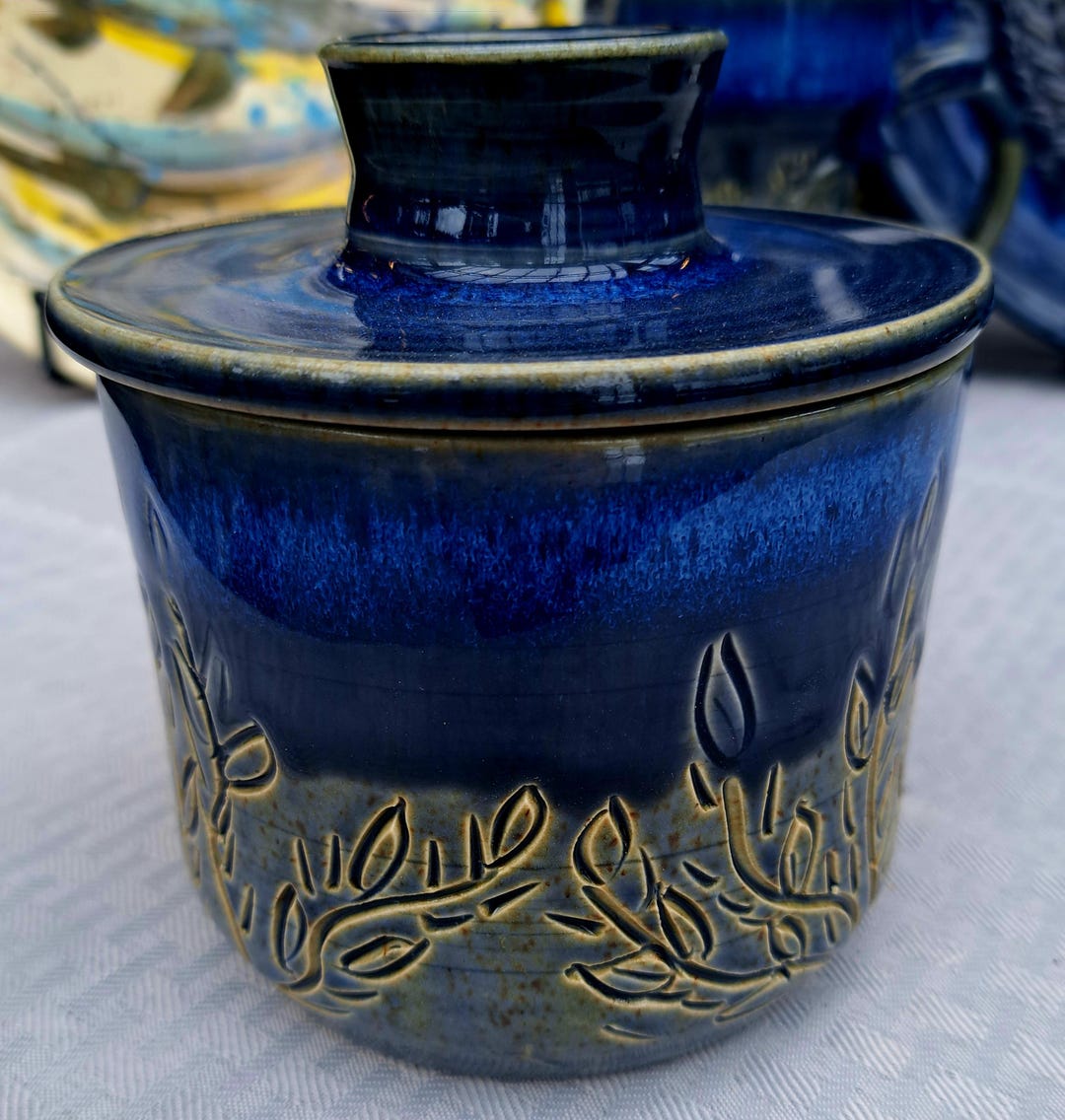 Ceramic Butter Bell / Butter Crock - Etsy