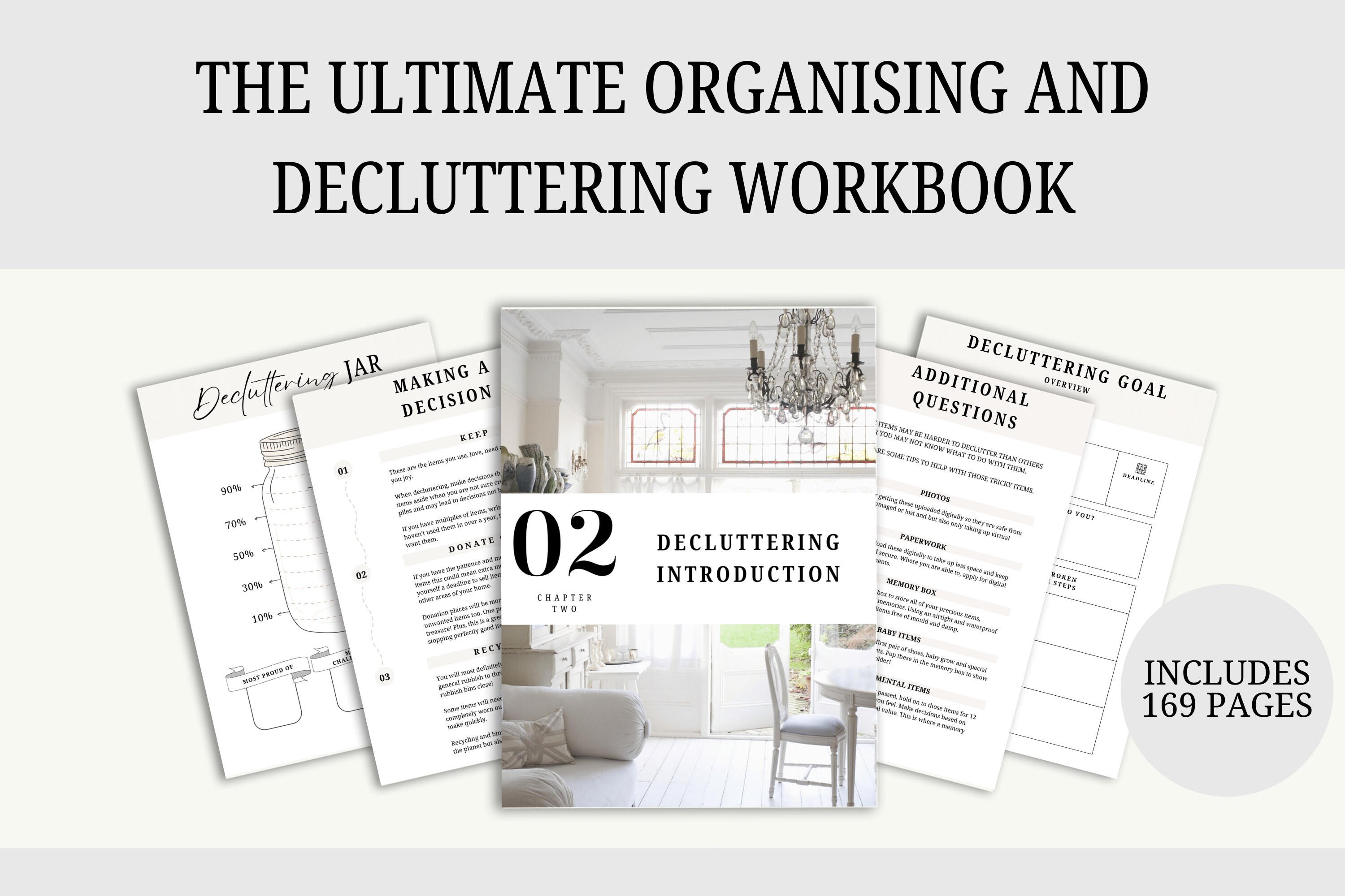 The Ultimate Organising and Decluttering Workbook and Planner - Book ...