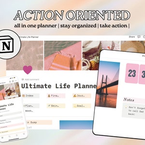 ADHD Notion Template Planner - All in One Notion Template, Notion Dashboard, Ultimate Notion ...