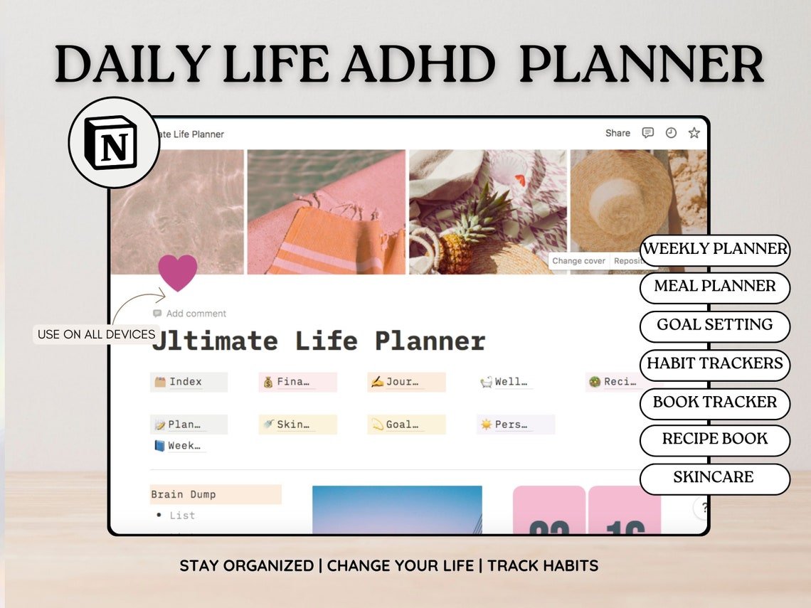 Notion Planner,all in One Notion Template - Notion Dashboard - Ultimate ...