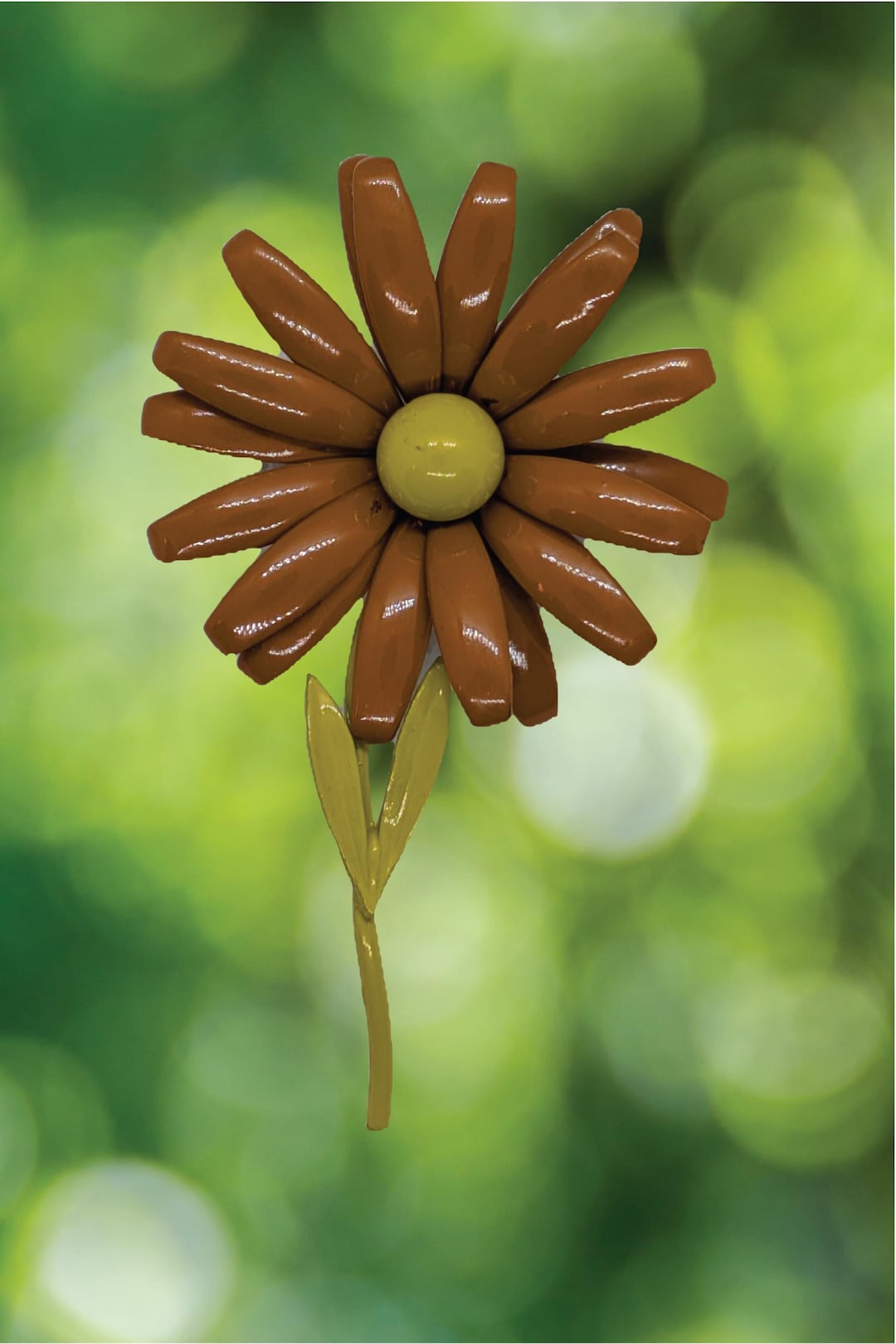 Vintage Groovy Flower Power Brooch Pin - Etsy