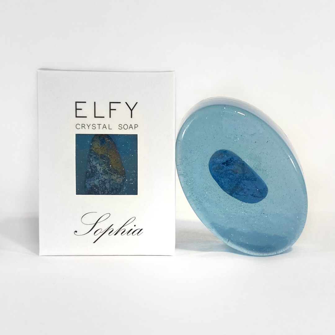 Sophia - Luxury Crystal Soap With Dumortierite - Ho Wood, Rosemary, Tea ...