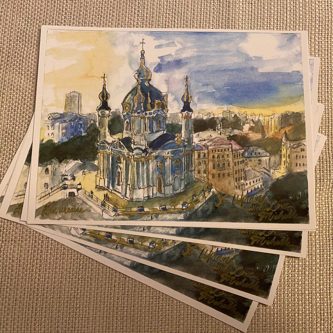 To Ukraine, With Love Full Color Print - Etsy