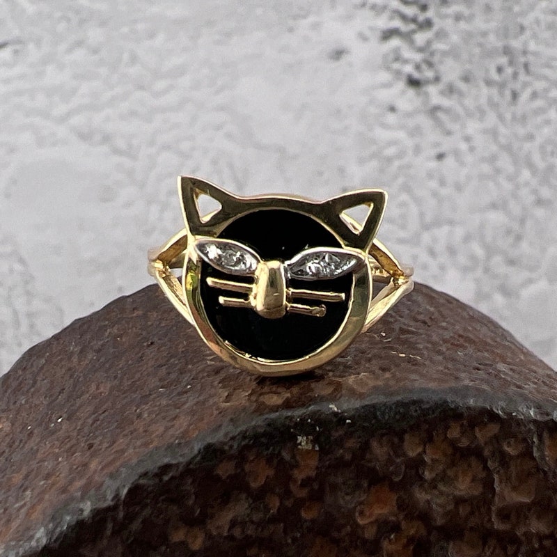 Cat Ring - Etsy