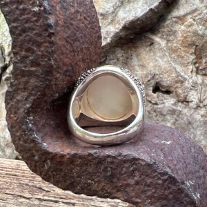 Vintage Michael Dawkins Starry Night Quartz and Mother of Pearl Doublet ...