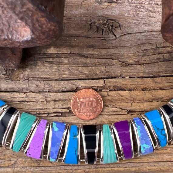 Vintage Estate 1970’s Heavy Multi Stone Wedge 925 Ste… - Gem