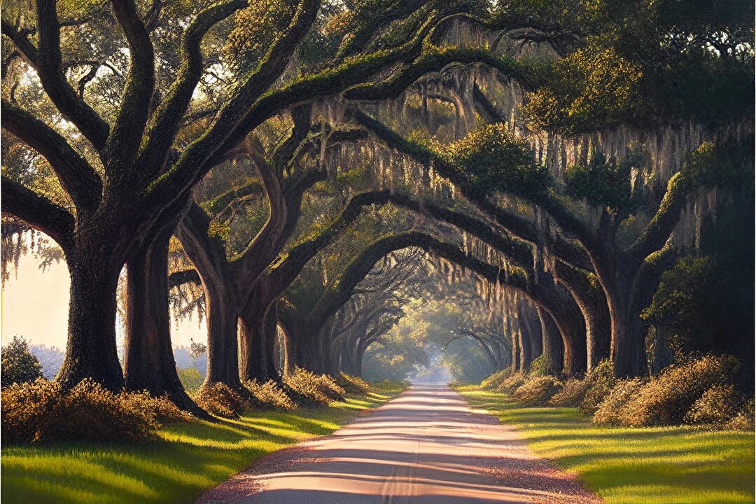 Savannah Oak Tree Tunnel 2 - Etsy