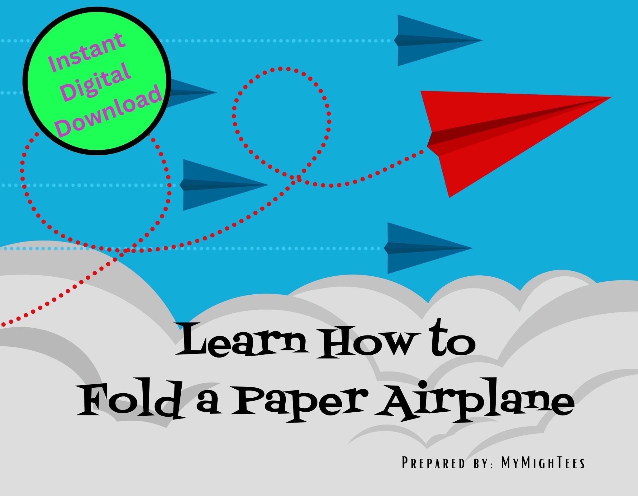How to Fold A Paper Airplane, Kids Craft, How to Arts and Crafts ...