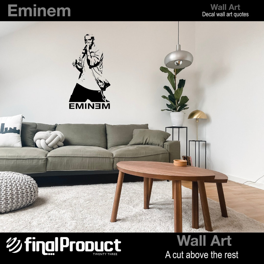 Eminem Wall Art Vinyl Decal - Etsy