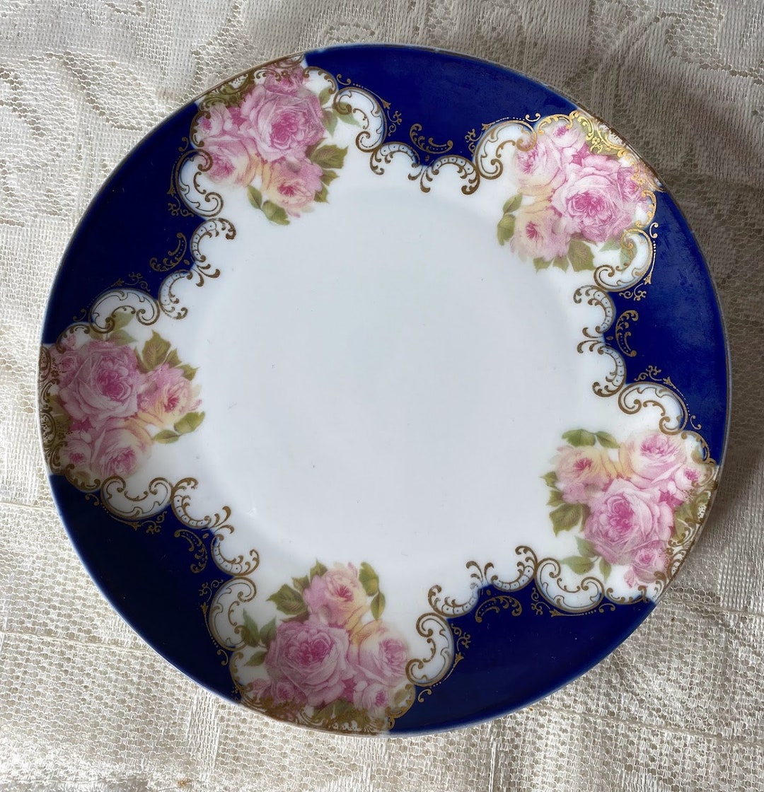 Vintage ROSENTHAL Selb Bavaria "tristan" Salad Plate - Hand Painted ...
