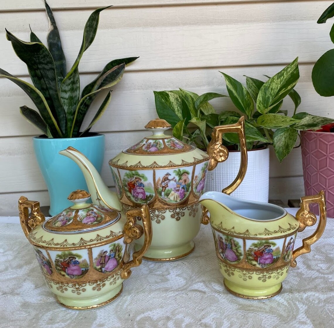 Royal Vienna by ARNART “love Story” Collection - Tea/coffee Serving Set ...