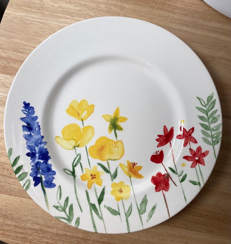 ROYAL STAFFORD Spring Flowers Dinner Plate - Set of 4, Flowers Into ...