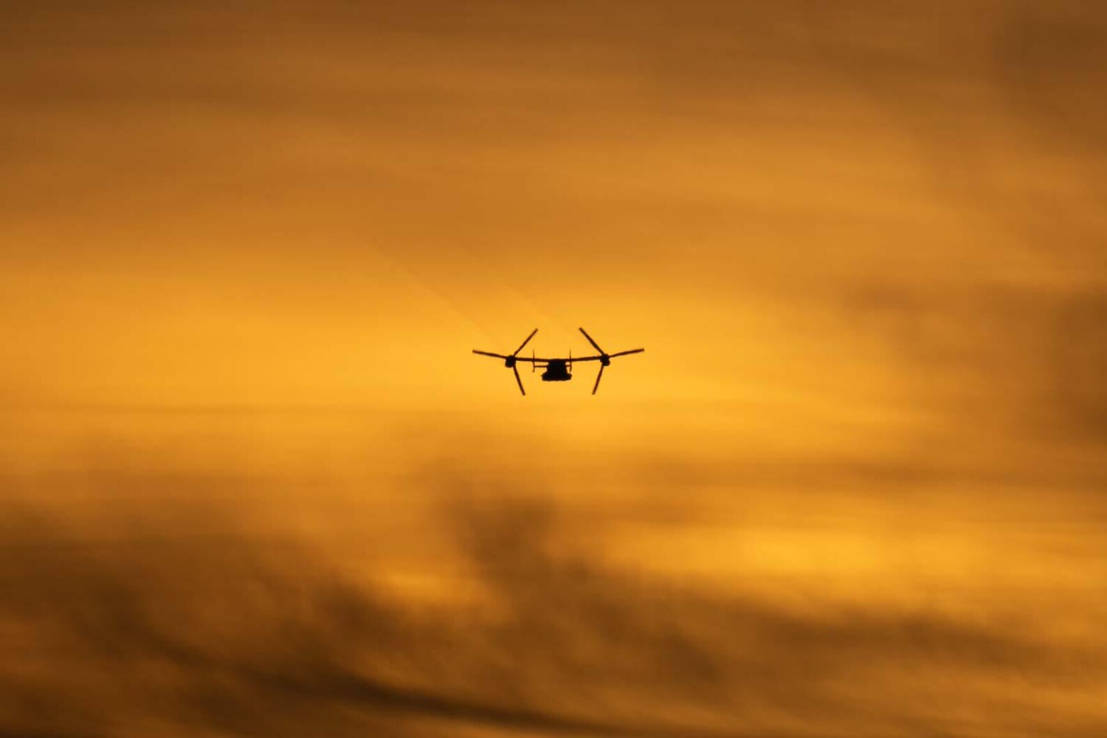 Wings of Gold 2. V-22 Osprey Flying Into the Sunset. Wall Art ...