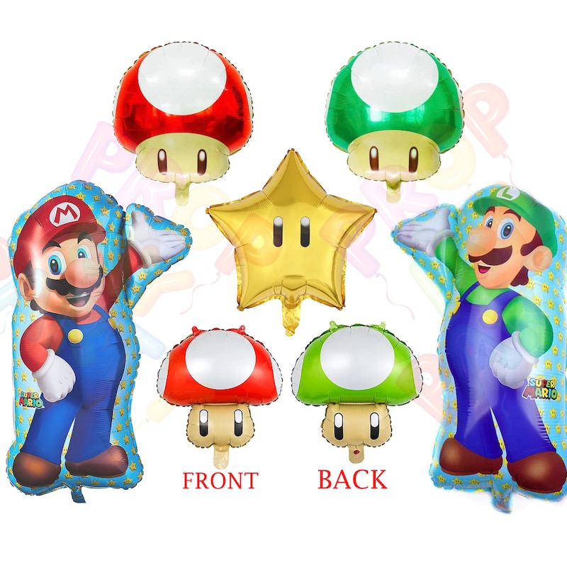 Mario Balloons - Etsy