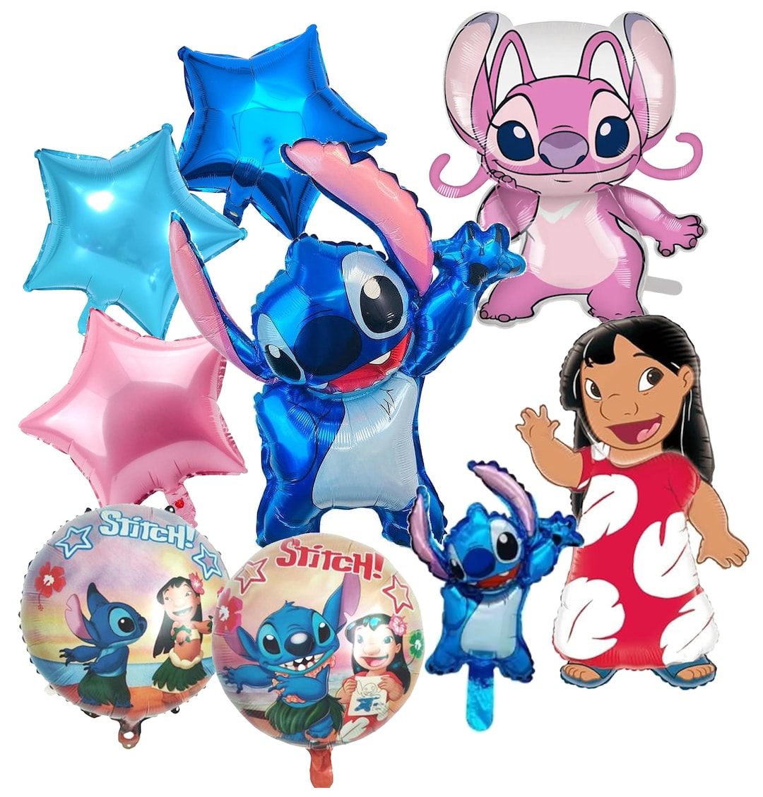 Stitch Lilo and Angel Stitch Themed Star Party Birthday Balloons - Etsy