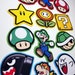 Super Mario Brothers Themed Cupcake Toppers - Etsy