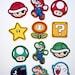 Super Mario Brothers Themed Cupcake Toppers - Etsy