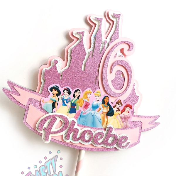 Princess Cake Topper - Etsy