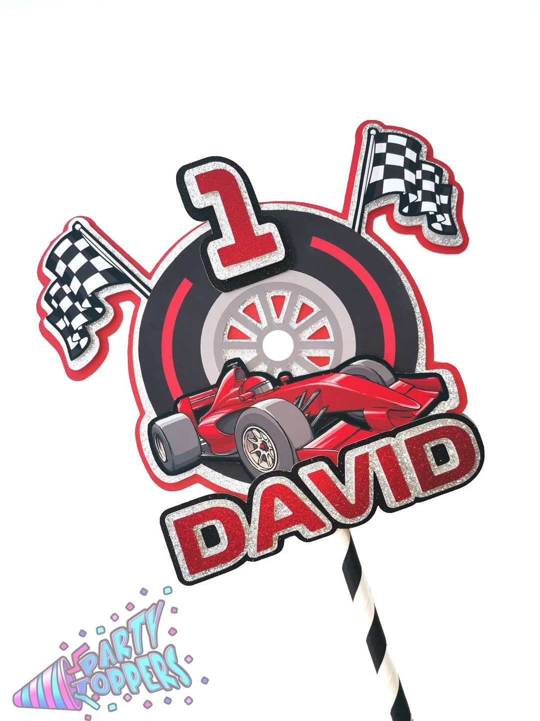 F1 Formula One Themed Personalised Cake Topper - Etsy