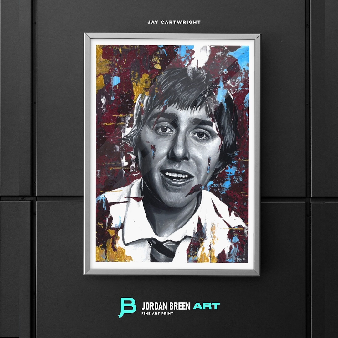 Jay Cartwright Fine Art Print the Inbetweeners Tv Series Poster Acrylic ...
