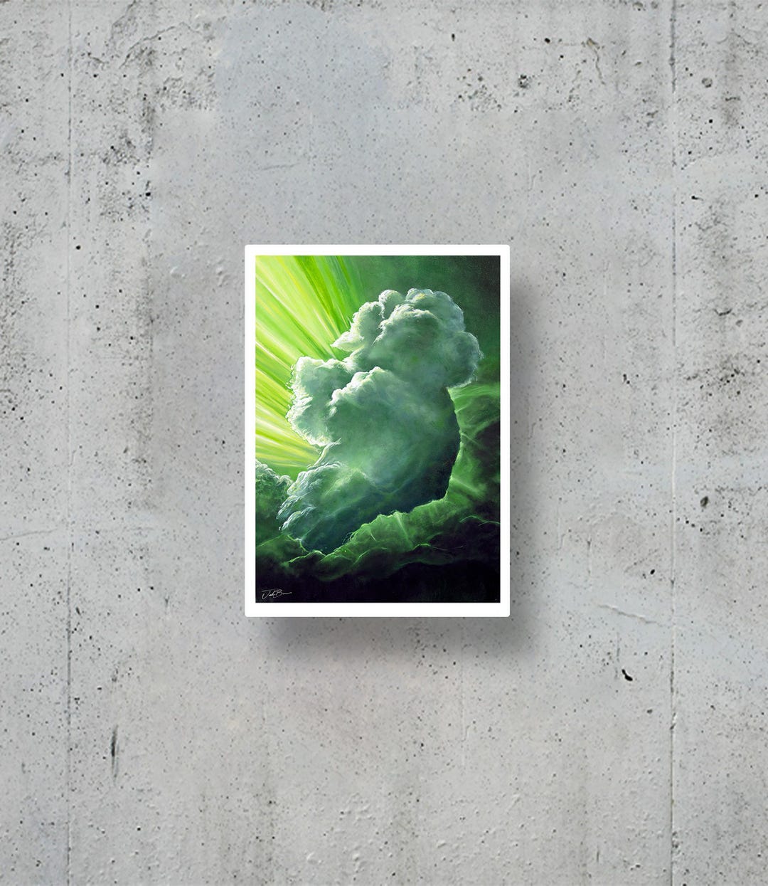 Irish Art Sticker - Every Cloud - Irish Sky - Wall Art - Surreal Art ...