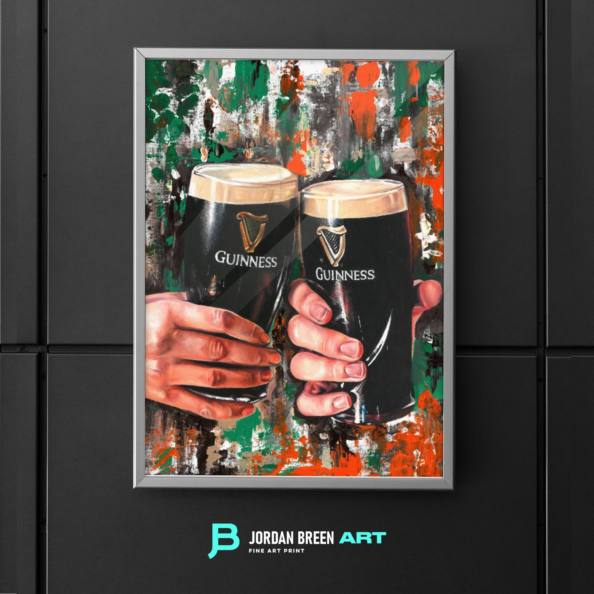 Guinness Artwork Guinness Painting Signed Fine Art Print Acrylic ...