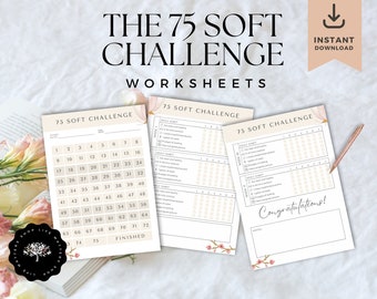 45 Soft Challenge Tracker, 45 Day Challenge Printable, Fitness Journal ...