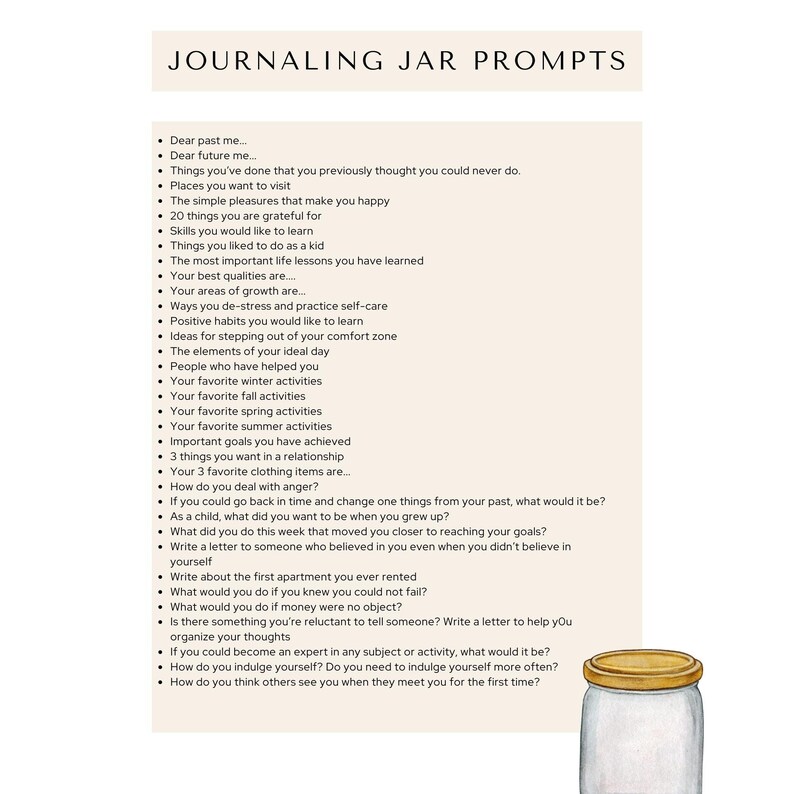 35 Journal Prompts, Mental Health Journal Prompts, Reflection Journal ...