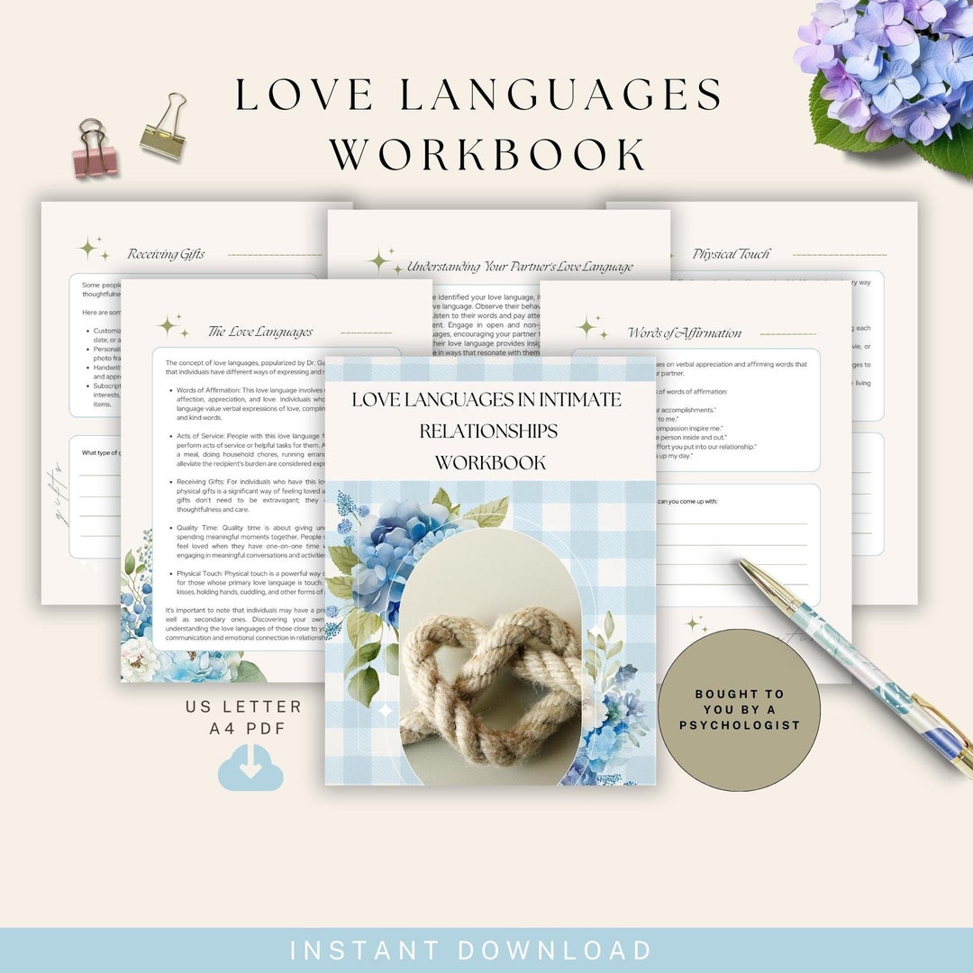 Love Languages Workbook, Five Love Languages, Relationships, Gary ...
