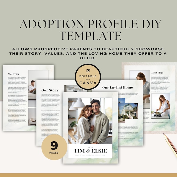 Custom Adoption Profile Book - Etsy