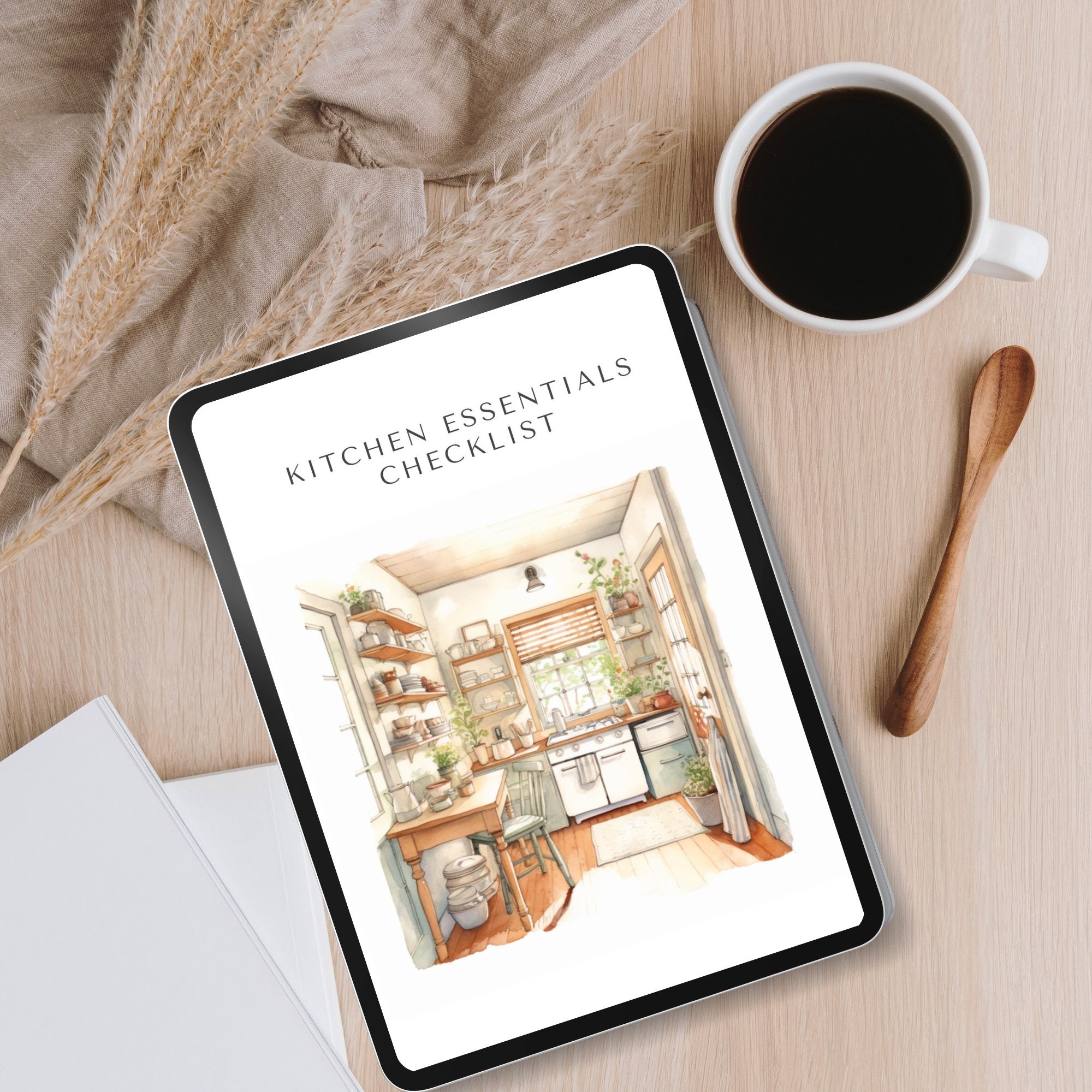 Kitchen Essentials Checklist, Appliance and Utensil Inventory List, New ...