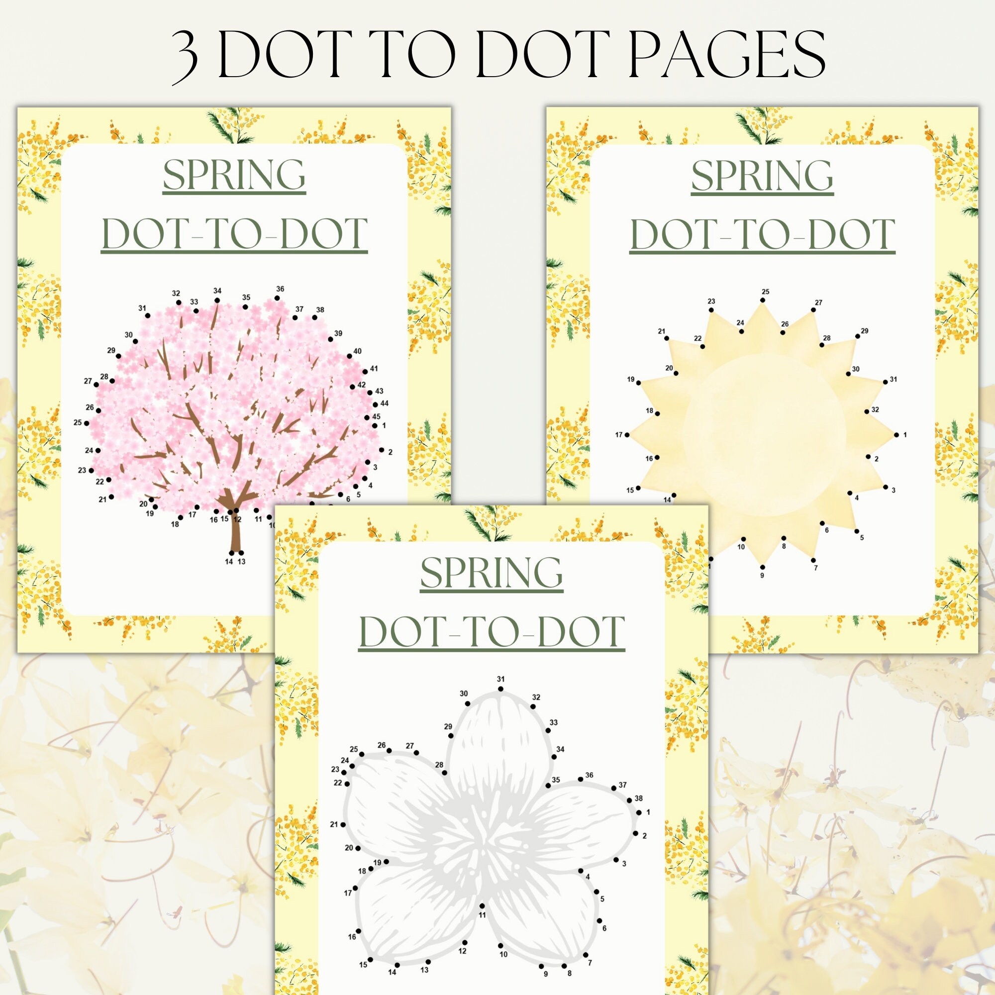 Kids Activity Pack Spring Printable, Spring Themed Games, Word Search ...