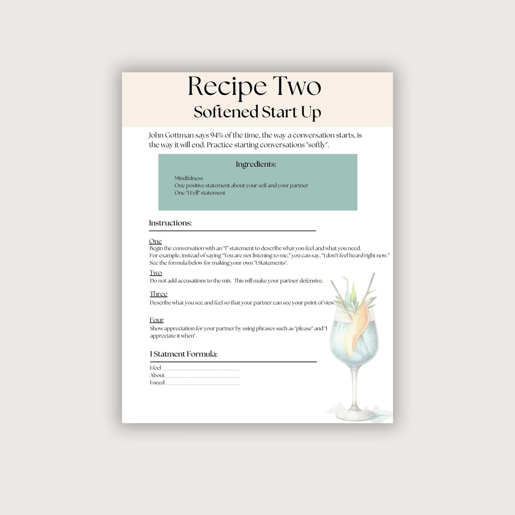 Couples Counseling Handouts, Couples Therapy Worksheets, Relationships ...