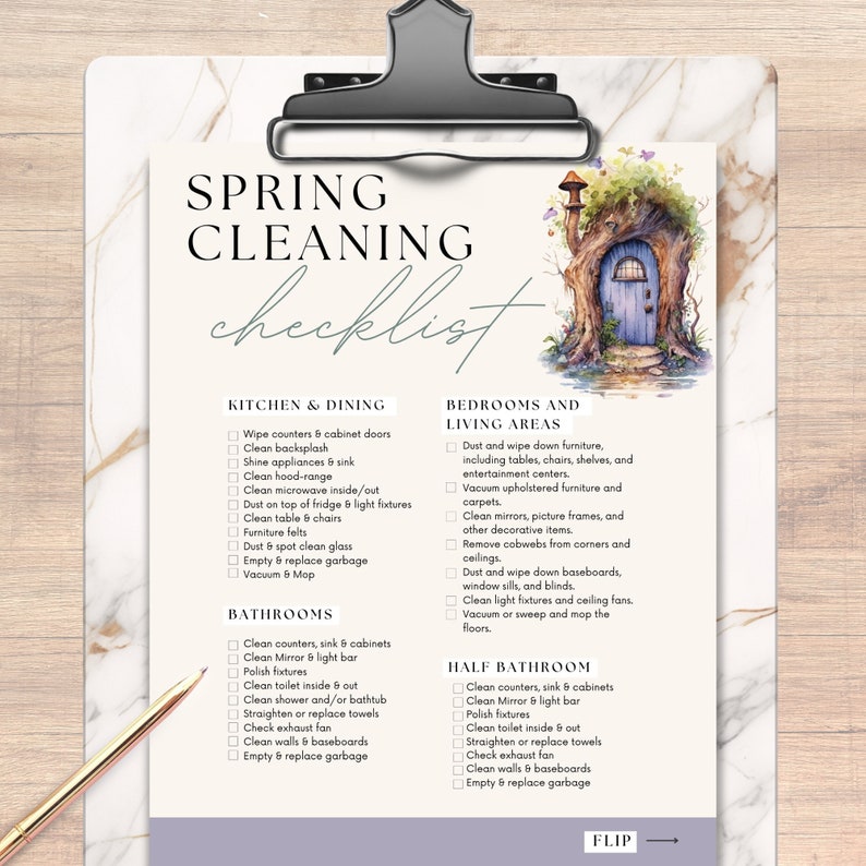 Home Cleaning Checklist, Spring Clean, Cleaning Schedule, Weekly House ...