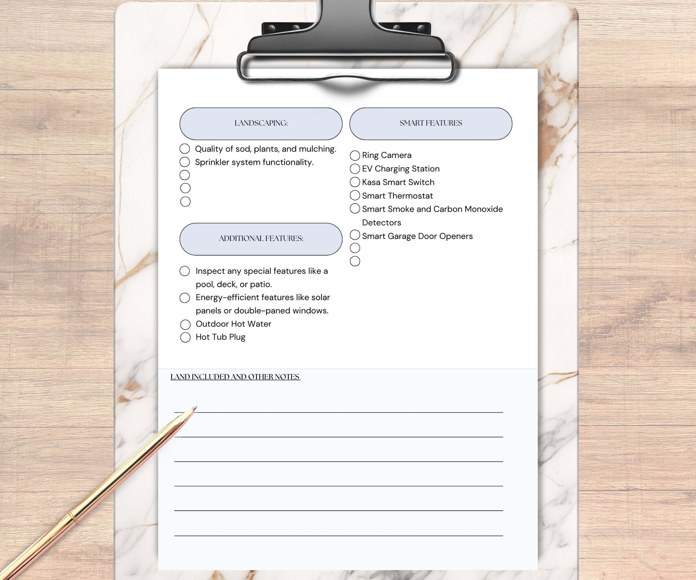 New Home Walkthrough Checklist, Final Walkthrough Guide, Canva Template ...