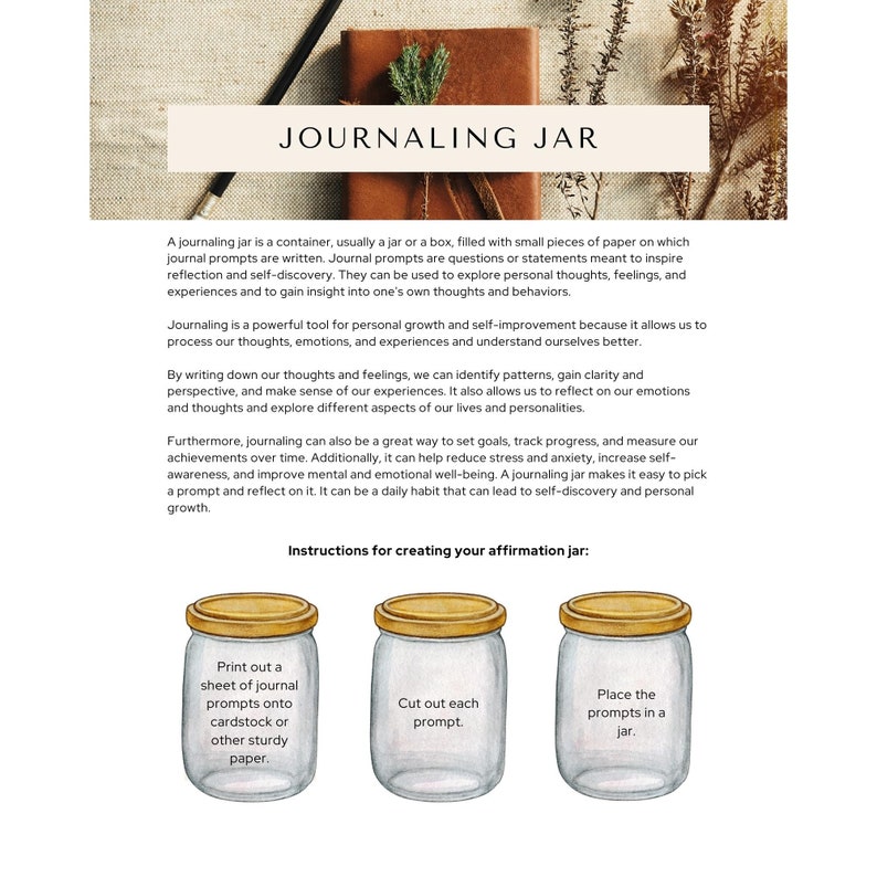 35 Journal Prompts, Mental Health Journal Prompts, Reflection Journal ...